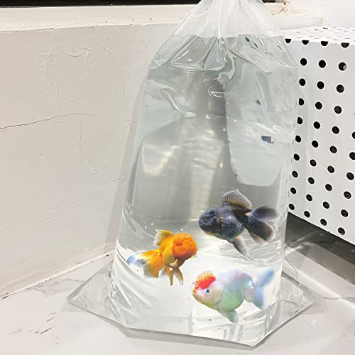 Aquarium Fish Bags, Leak Proof Poly Bags, 3 Mil Extra Thickness Transp ...