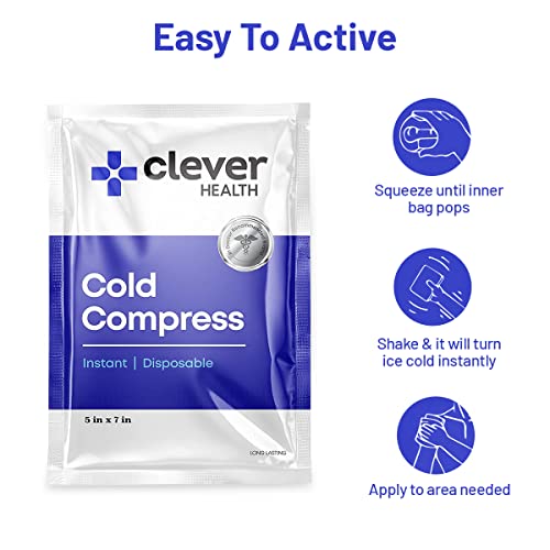 Instant Cold Pack | Disposable Ice Packs - Cold Therapy - for Injuries ...