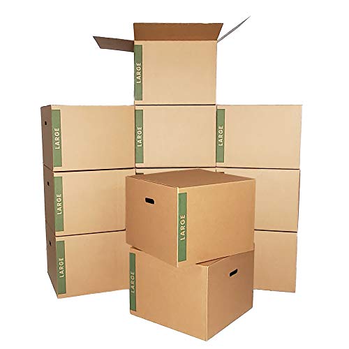 Large Moving Boxes Pack of 12 with Handles– 20" x20" x15" – Cheap Chea ...