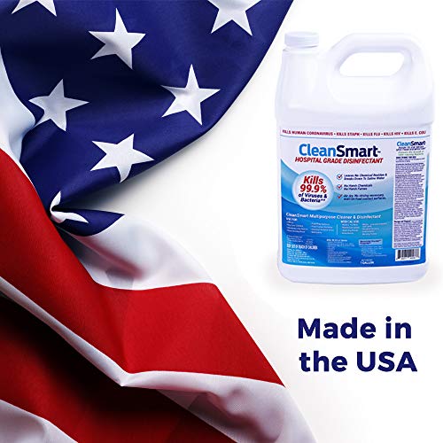 CleanSmart Hospital Grade Disinfectant, Kills 99.9% of Viruses and Bac ...