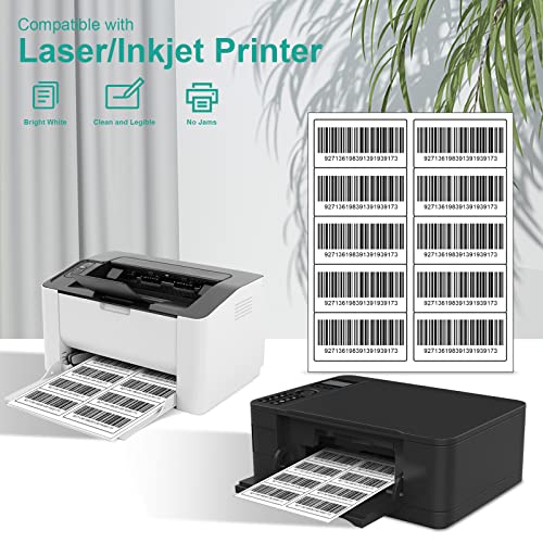 MFLABEL 2x4 Labels, 10-UP Shipping Address Labels, 500 Labels,50 Sheet ...