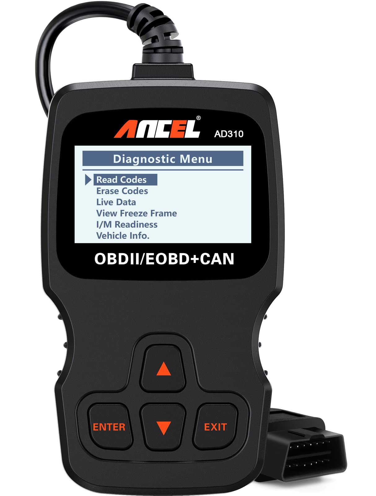 ANCEL AD310 Classic Enhanced Universal OBD II Scanner Car Engine Fault ...