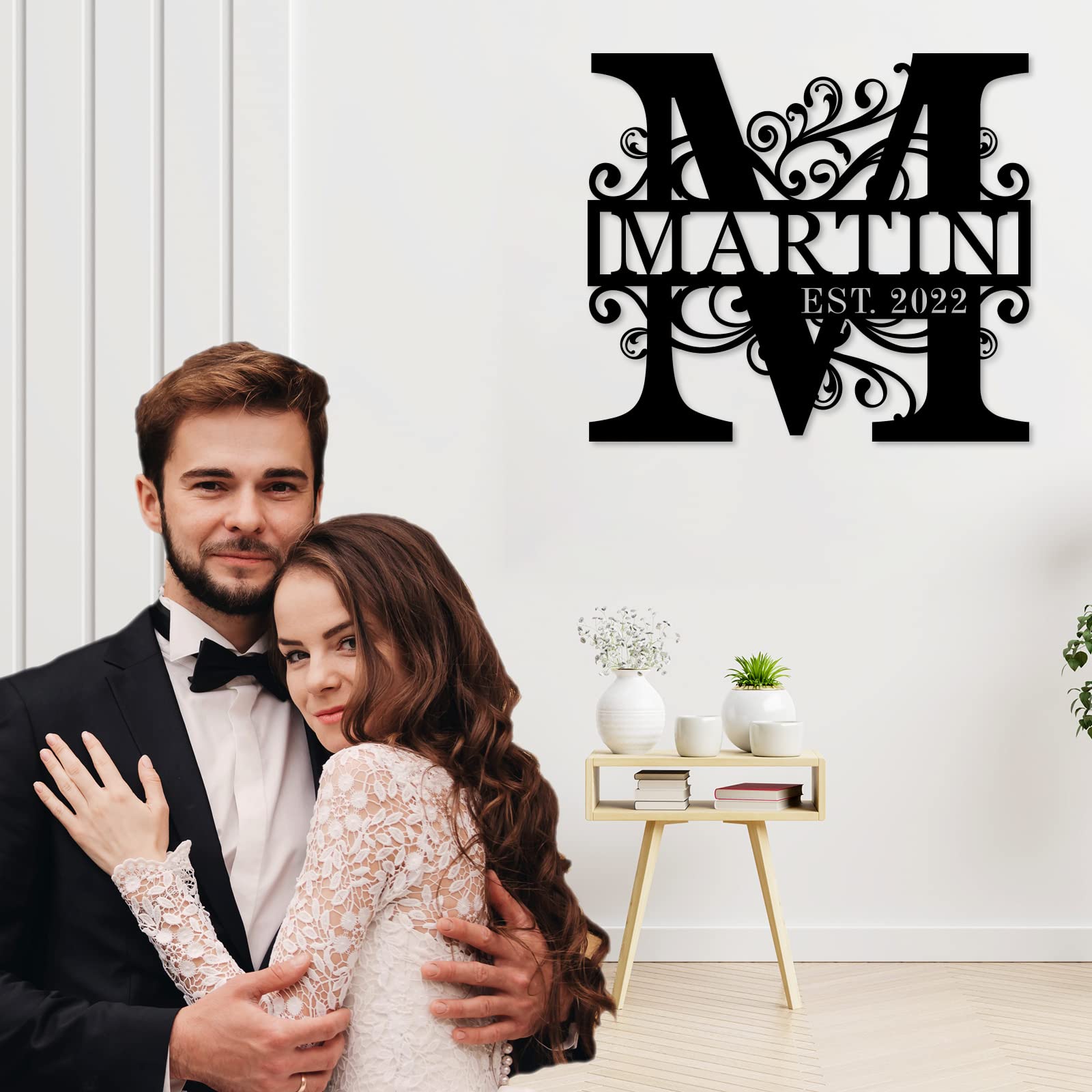 Metal Initial Wall Decor Metal Signs Customized Outdoor Metal Letters ...